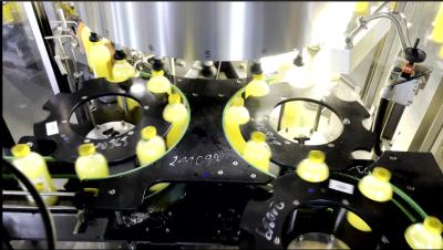 China Small Beverage Glass Bottle Juice Packaging Machine Line Double Grape 24000BPH for sale