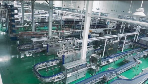 Quality Yuanqi Forest Sparkling Water Production Line Carbonated Beverage Packaging Line for sale