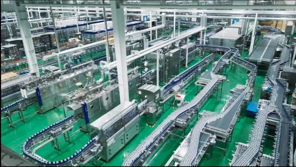Quality Yuanqi Forest Sparkling Water Production Line Carbonated Beverage Packaging Line for sale
