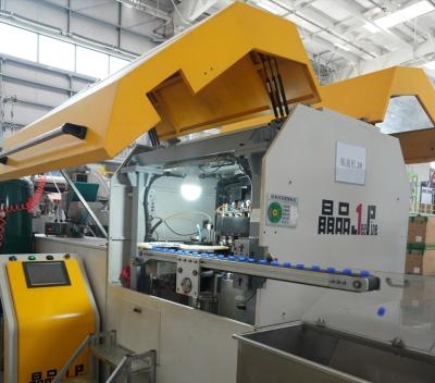 China PET Bottle Cap Manufacturing Machine  with 1.0mm/HR Gas Consumption for sale