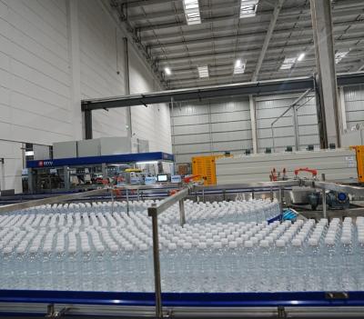 China Durable Dynamic Bottle Buffer Platform For 42,000 BPH Bottled Water Production Robust Motorized Control for sale