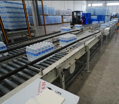 Cina Sistema di palletizzazione automatico di precisione per la linea di produzione di acqua in bottiglia da 42.000 BPH in vendita