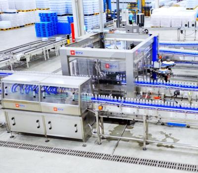 중국 완전 자동화 된 42,000BPH 병 물 생산 라인 PLC 제어 판매용