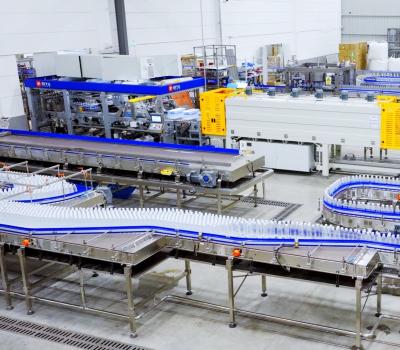 중국 완전 자동화 된 42,000BPH 병 물 생산 라인 PLC 제어 판매용
