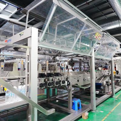 中国 サウジアラビアに輸出されたボトル水生産ラインのためのフィルムパッケージングマシン