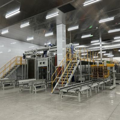 Cina 150L/Min Sistema automatizzato di palletizzazione palletizzatore per la linea di produzione di bevande in vendita