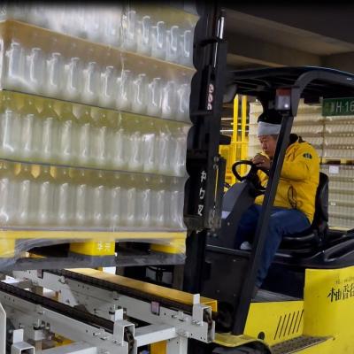 中国 水生産ライン ガラスボトルデパレライザー マシン 高レベル 1500Kg 20Kw 販売のため