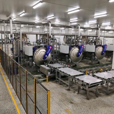 Cina Acqua circolante Sterilizzazione Pasteurizzazione Retort Porta singola Personalizzata in vendita