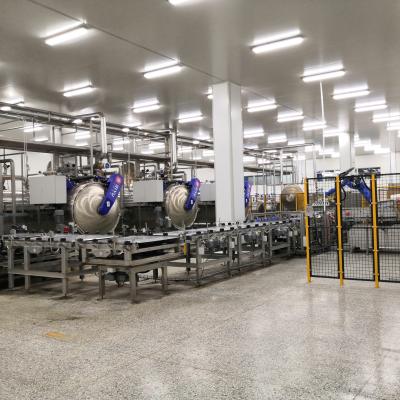 中国 垂直連続型キャテレス缶詰消毒レトロートシステム 自動化 販売のため