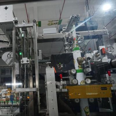 China Automatic Sleeve Labeling Machine 32000 BPH for Bottles and Cans for sale