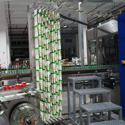 China Automatic Sleeve Labeling Machine 9000-72000bph for Bottles and Cans for sale