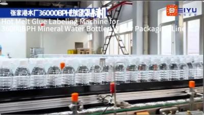 China 8000bph Hot Melt Glue Labeler with Blowing-Labeling-Filling-Capping Combi-Block Series for Customized Automatic Labeling for sale
