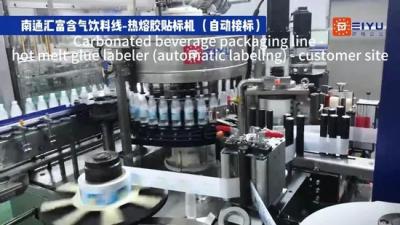 China Automatic Hot Melt Glue Labeling Machine with No Bottle No Label Feeding and No Bottle No Glue Application for Wide Application in Production Lines for sale
