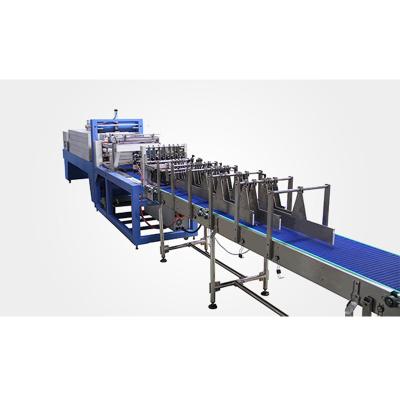 China Automatic Shrink Wrapping Machine with 180ºC~240ºC Heating for 60 Packs (Single Channel) and 120 Packs (Double Channel) for sale