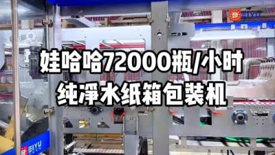 China Fully Automatic Wrap Around Case Packer 18kw for Beverage Production Line with Customized Bottles and PET/PE/PP Bottles for sale