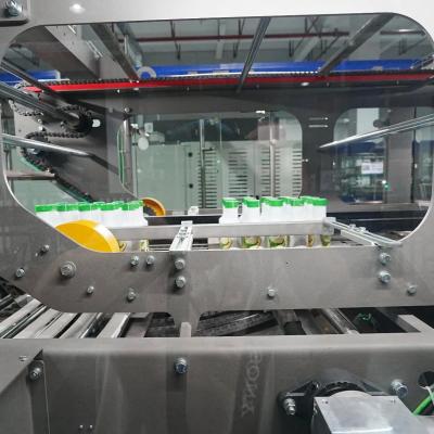 China Fully Automatic 100g-3kg Wrap Around Case Packer with Mechanical Stretch for No Pallet Wrapping for sale