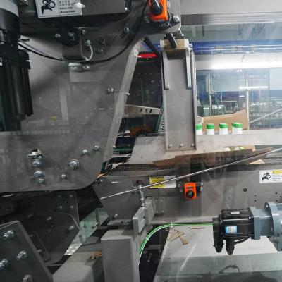 China Stabile Leistung CE-ISO-zertifizierter automatischer Kofferverpacker mit Touchscreen-Steuerung für Getränkeflaschen zu verkaufen
