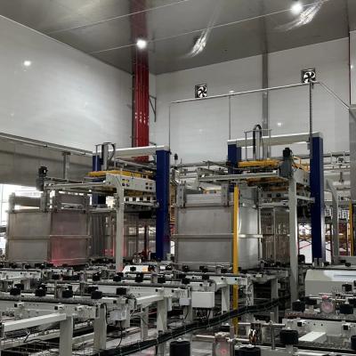 China Fully Automatic High-Speed Operation Retort Basket Loading System for 500 Sets/Year Can Handling Equipment for sale