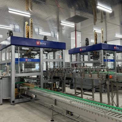 China Fully Automatic Box Packing Machine for Glass Bottle Tin Can with Mechanical Driven Operation for sale