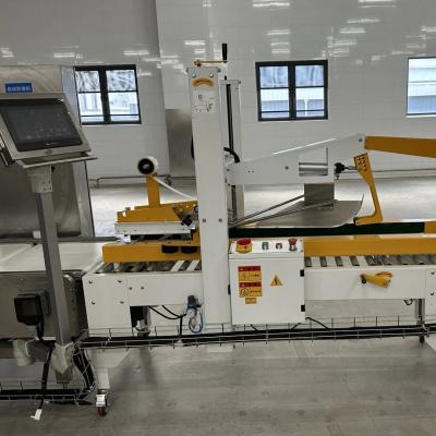 China Fully Automatic Box Packing Machine for Glass Bottle Tin Can with Mechanical Driven Operation for sale