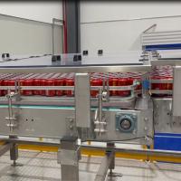 China Fully Automatic Can Depalletizer Robotic Unstacking System 800 Cans/Min 15kW for sale