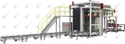 China Fully Automatic Empty Glass Bottle Empty Tin Can Packaging Depalletizing Machine for sale