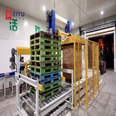 China Automatic Tray Bags Carton Case Bottle Jars Tin Can Box Gantry Palletizer for sale