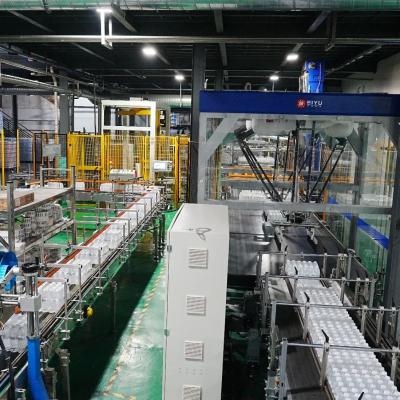 China Automatic Gantry Palletizer Water Bottle Case Box Carton Palletizer for sale