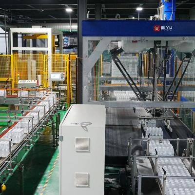 China Fully Automatic Column Type Palletizer Single Column Palletizer for sale