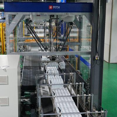 China Fully Automatic Column Type Palletizer Single Column Palletizer for sale