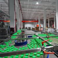 China Fully Automatic Beverage Packaging Machine 14000 BPH Pneumatic Lifting Structure for sale