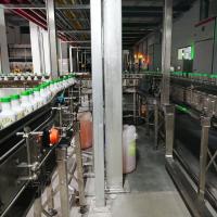 China Fully Automatic High Speed Beverage Packaging Machine 200 BPM Robotic Palletizing for sale