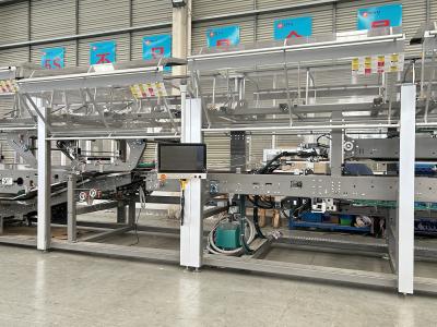 China Medium-speed narrow-edge carton wrapping machine SPCWM.NA1K (vertical feeder - widened frame) for sale