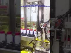 04-11 28,000 bottles per hour fully automatic sleeve labeling machine, tear line label all included