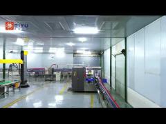 Máquina de rotulagem de adesivos de fusão a quente para linha de produção de água engarrafada de 24000BPH