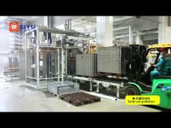 PLC Industrial Full Can Beverage Palletizer hoge snelheid 15Kw 380V