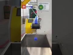 Cap making machine is used at a customer site for bottled purified water