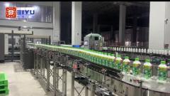 Peiyu's high-speed automatic carton wrapping machine for PET bottle beverage production line