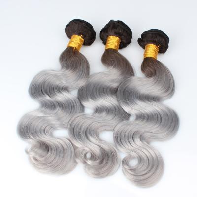 China 100 human hair Ombre Hair Unprocced 10A Wholesale 100% Remy Brazilian Hair Weave Virgin Human Hair for sale