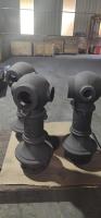 China Custom Cast Iron 2 Way Pillar Hydrant DN150 Vertical Fire Hydrant ISO for sale