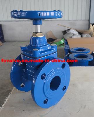 China Soft Seat Gate Valve Operation With Cap DN50-DN800 With Handwheel 2''-32'' Rising Stem for sale