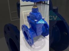 BS5163 Niet-opkomende stengel zachte afdichtingspoortklep voor industriële installaties