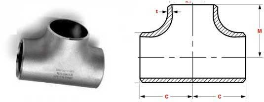 Stainless Steel Equal Tee Dimensions