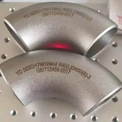 Cina Fabbricazione di tubi galvanizzati a freddo e caldo Asme B16.9 Wp316l 45 90 180 gradi gomito in vendita
