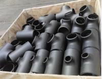 China ASME B16.9 Butt Weld Seamless Equal Tee Pipe Fitting SCH20 SCH30 SCH120 1/2-48 Inch for sale