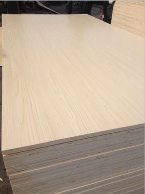 China Good quality 1220*2440*18mm melamine plywood melamine blockboard for furniture decoration for sale