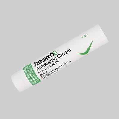 China Empty Custom Cosmetic Tubes Plastic Cream Squeeze D25mm 20-60ml With Vertical Stripe Screw Cap for sale