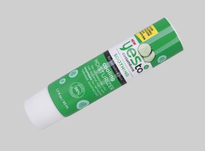China Moisturize Gel Custom Cosmetic Tubes Empty D35mm 35-110ml With Massage Stainless Steel Ball for sale