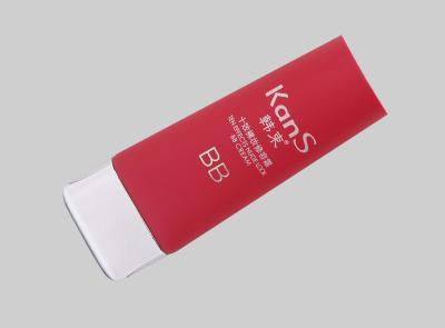 China PCR PE galvaniseren de Plastic Vloeibare Buizen D35mm 35-100ml van de Stichtings Lege Make-up met Super Vlakke Dekkings Plastic Ovale Buis Te koop