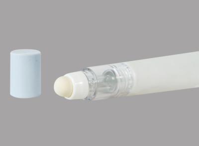 Cina Plastic Dropper Cosmetic Tube Packaging Eye Cream Essence Tube With Sponge Head Detachable in vendita